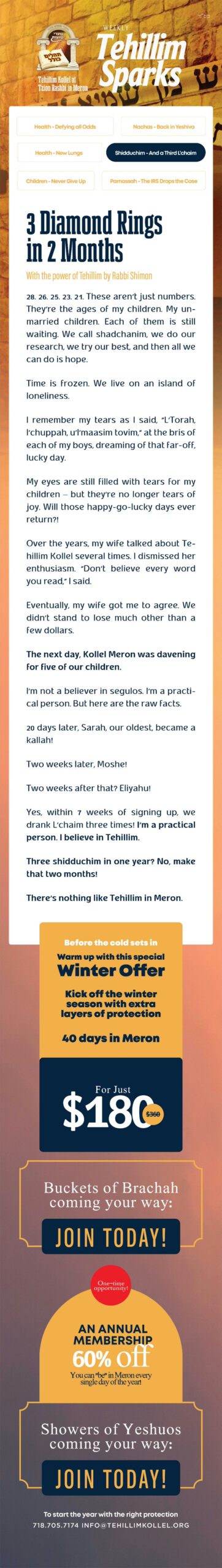 Three shidduchim in one year? No, make that two months! – The Blast UK
